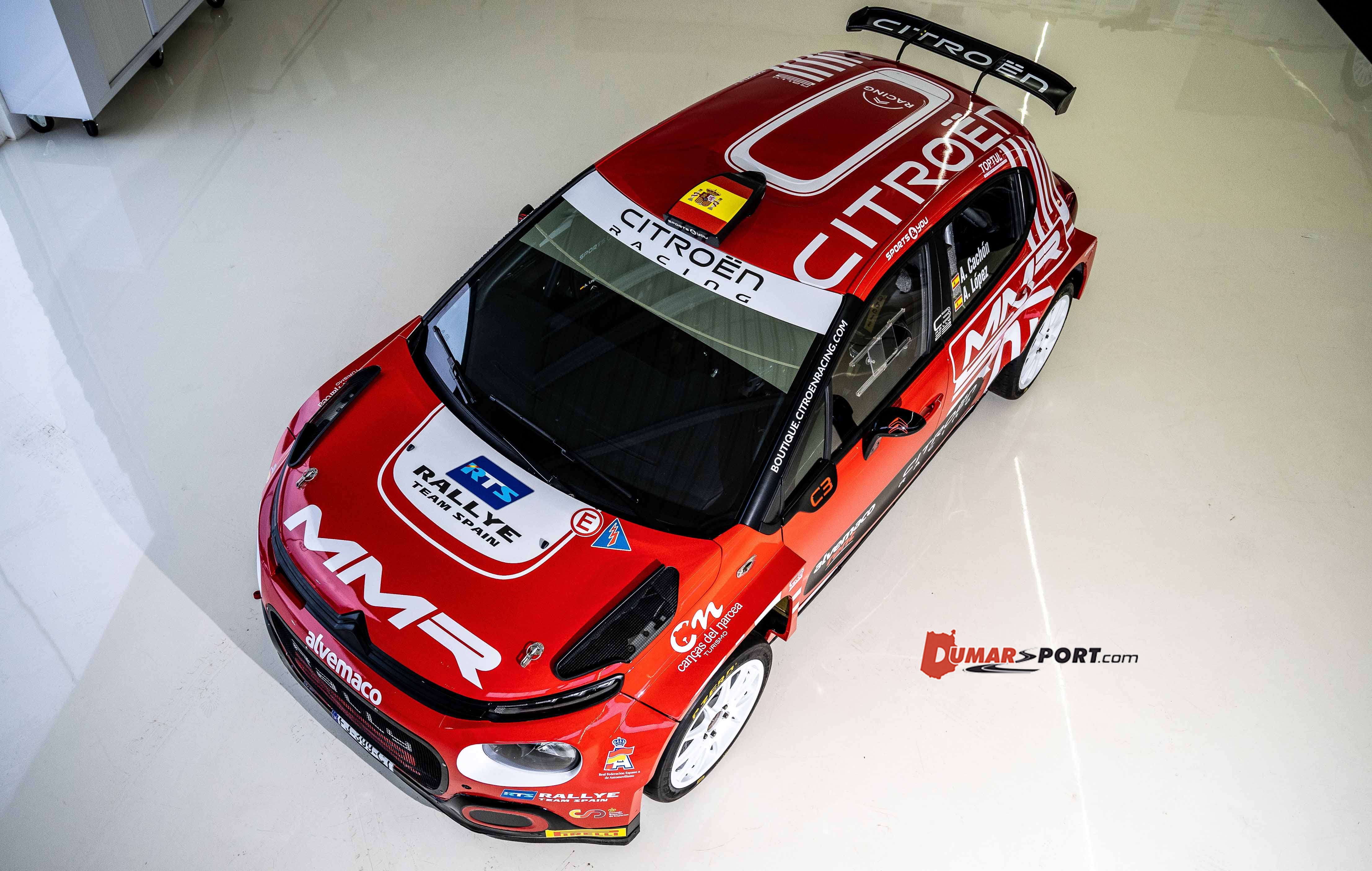 El Citroën C3 Rally2 de Alejandro Cachón, a punto para su debut en el ...
